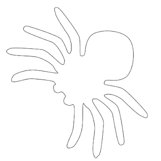 Las chorradikas de Laury: Plantilla araña para halloween